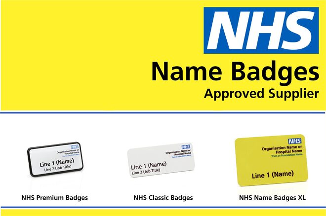 NHS Name Badges – Durable, Compliant and Professionally Designed for ...