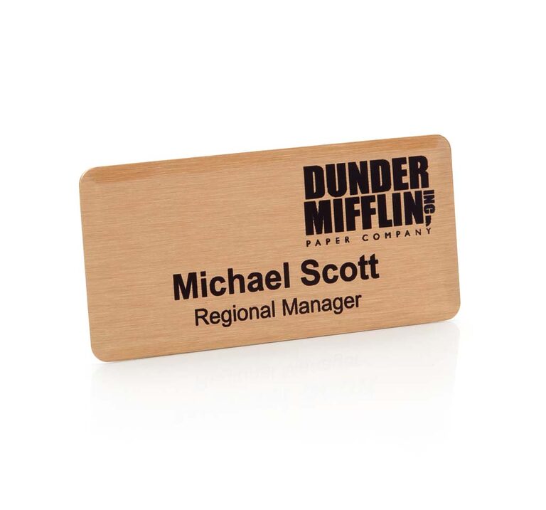 Aero Plus Metal Name Badge | Magnetic Name Badges