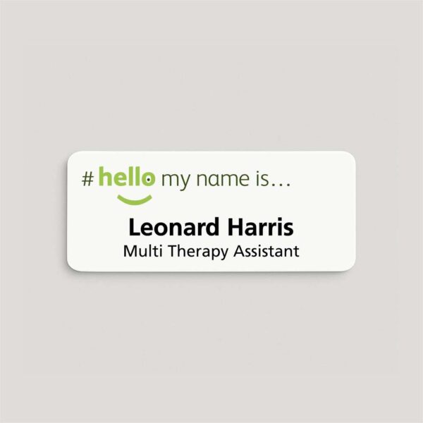 Hello My Name Is ... Badge Standard | Magnetic Name Badges