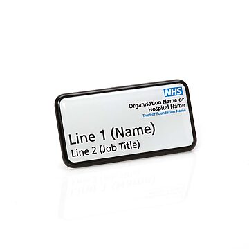 NHS Name Badges | Magnetic Name Badges