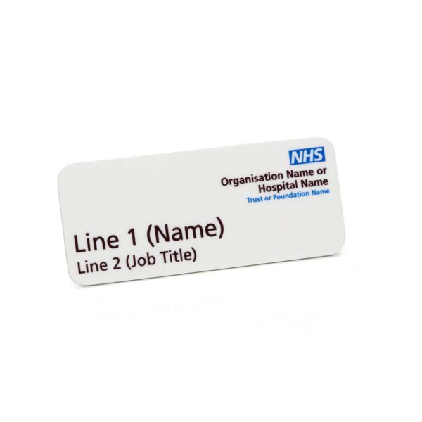 NHS Name Badges | Magnetic Name Badges
